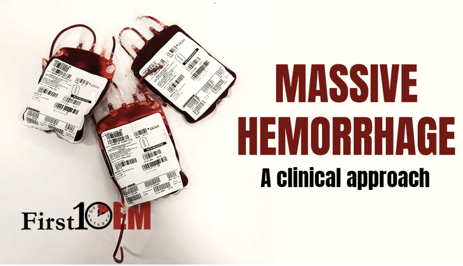 Massive Haemorrhage: Science and Practice - Broome Docs